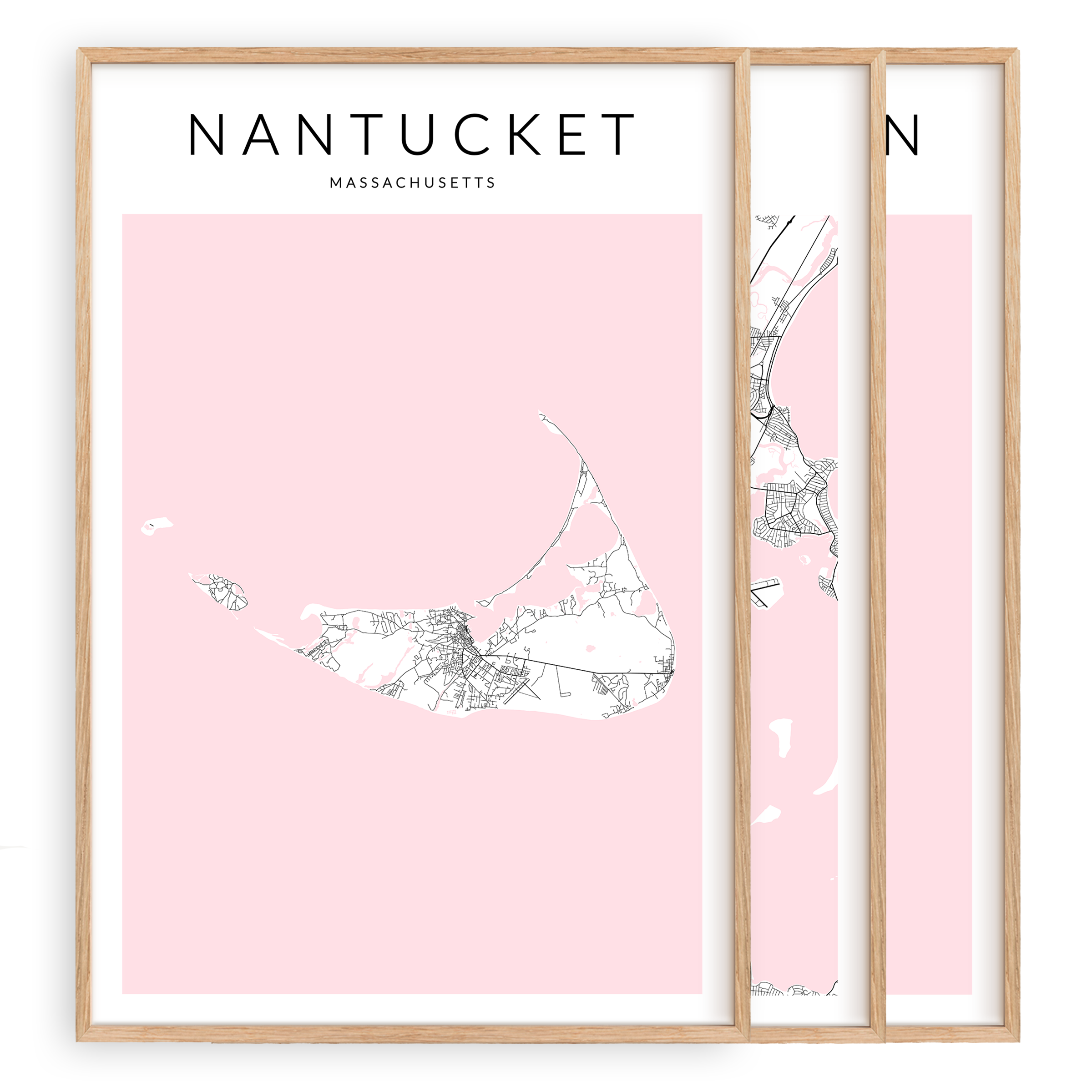 Pink Minimalist Maps – VirtualMap