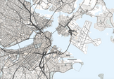 Boston Map Print – VirtualMap