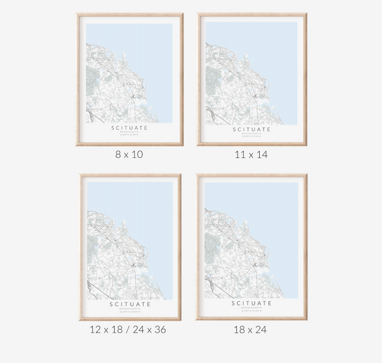 Scituate Massachusetts Map Print – VirtualMap