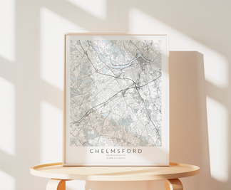 Chelmsford Map Print – VirtualMap