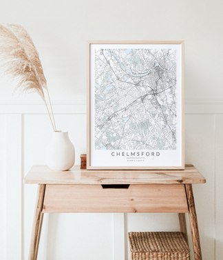 Chelmsford Map Print – VirtualMap