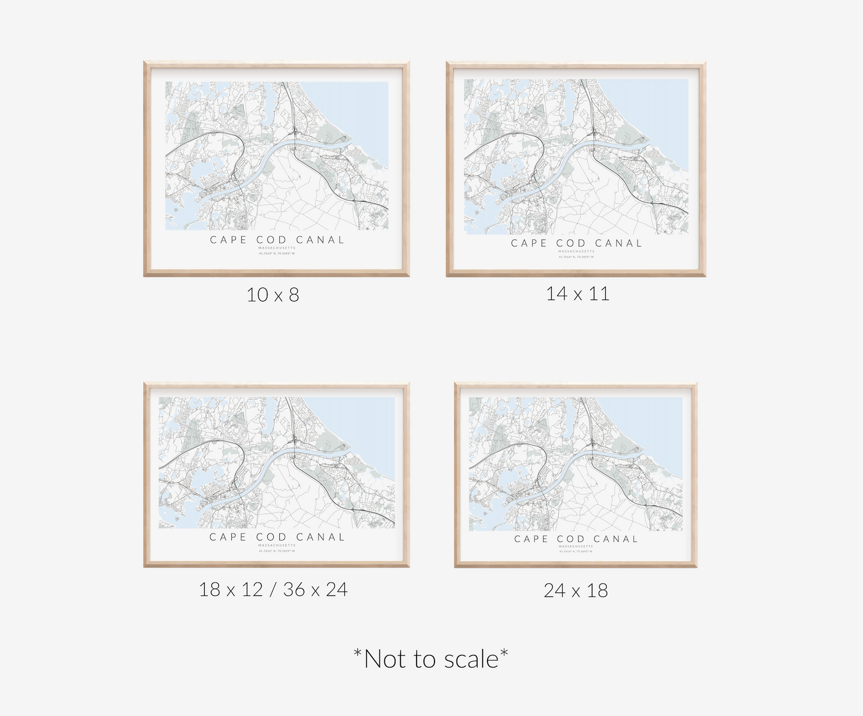 Cape Cod Canal Map Print – VirtualMap