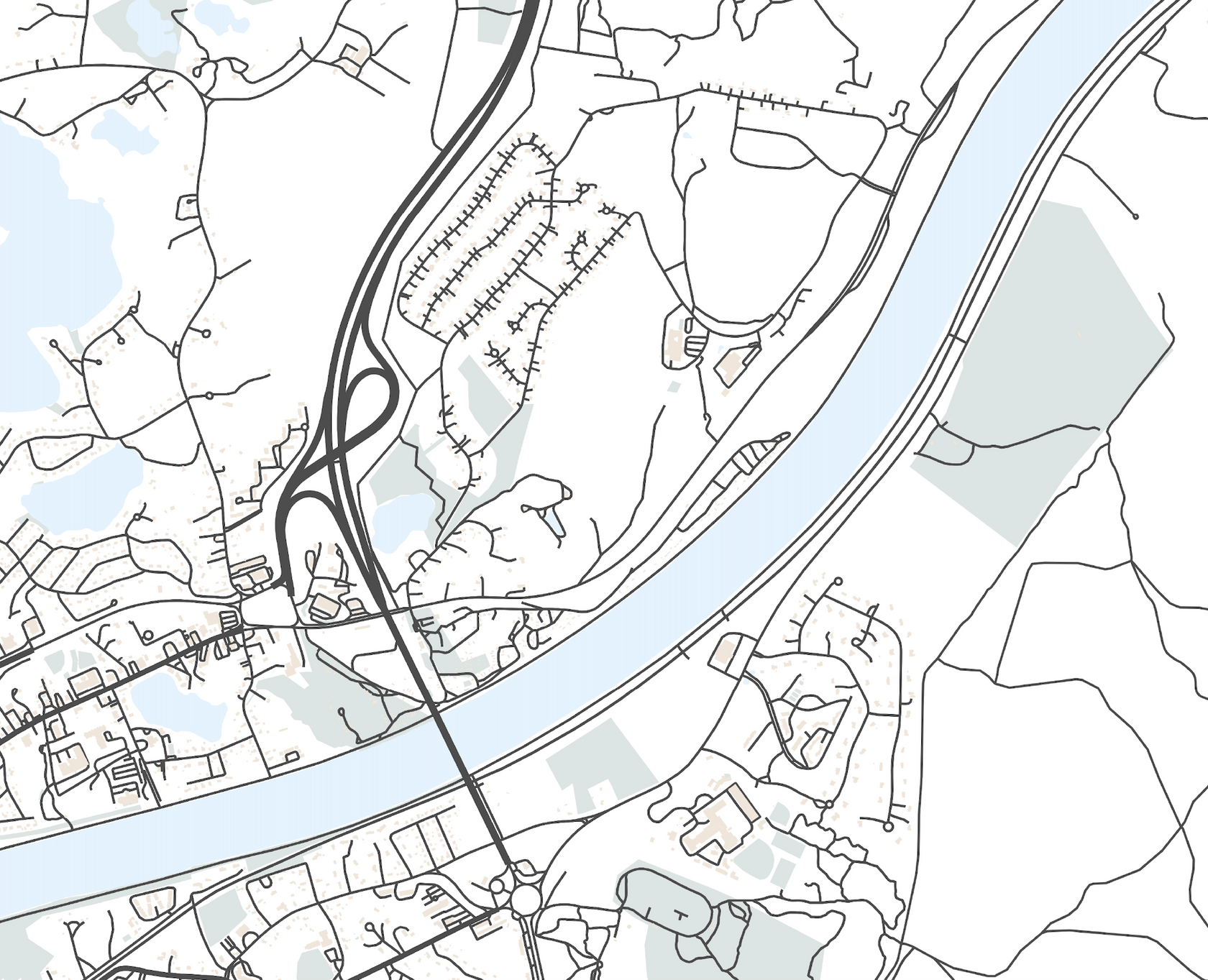 Cape Cod Canal Map Print – VirtualMap