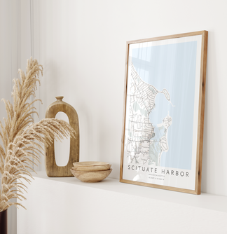 Scituate Harbor Map Print – VirtualMap