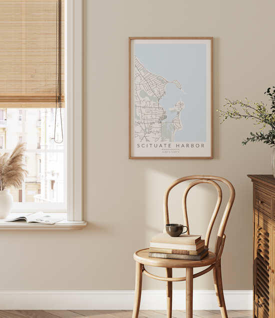 Scituate Harbor Map Print – VirtualMap