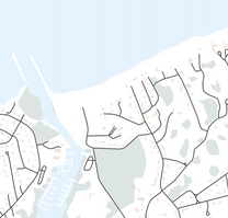 Cold Storage Beach Map Print – VirtualMap