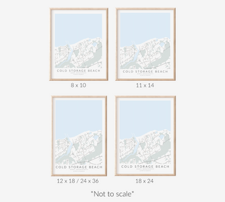 Cold Storage Beach Map Print – VirtualMap