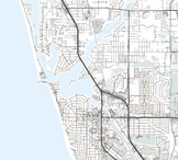 Venice Florida Map Print – VirtualMap