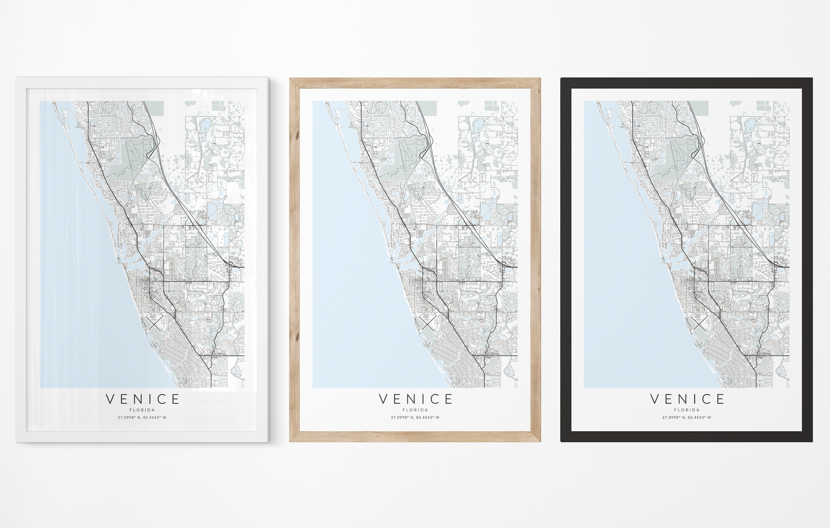 Venice Florida Map Print – VirtualMap