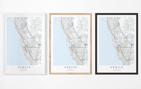 Venice Florida Map Print – VirtualMap