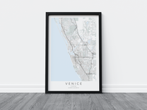 Venice Florida Map Print – VirtualMap