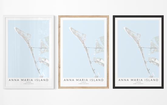 Anna Maria Island Map Print – VirtualMap