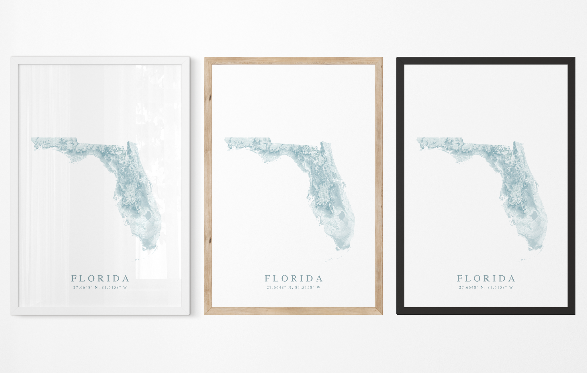 Florida Map Print – VirtualMap