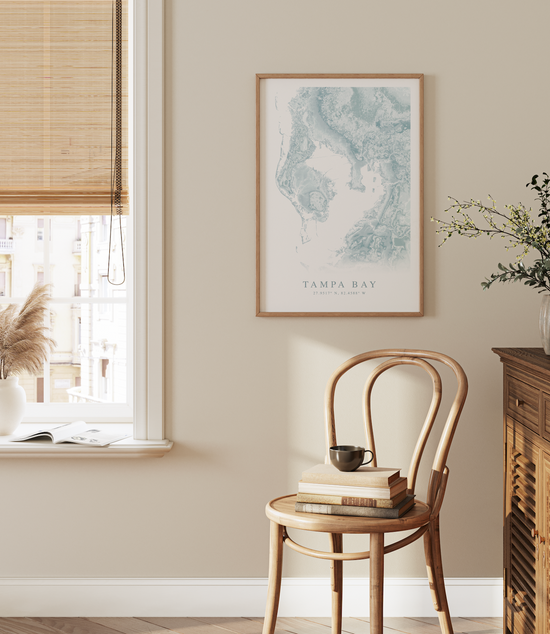 Tampa Bay Map Print – VirtualMap
