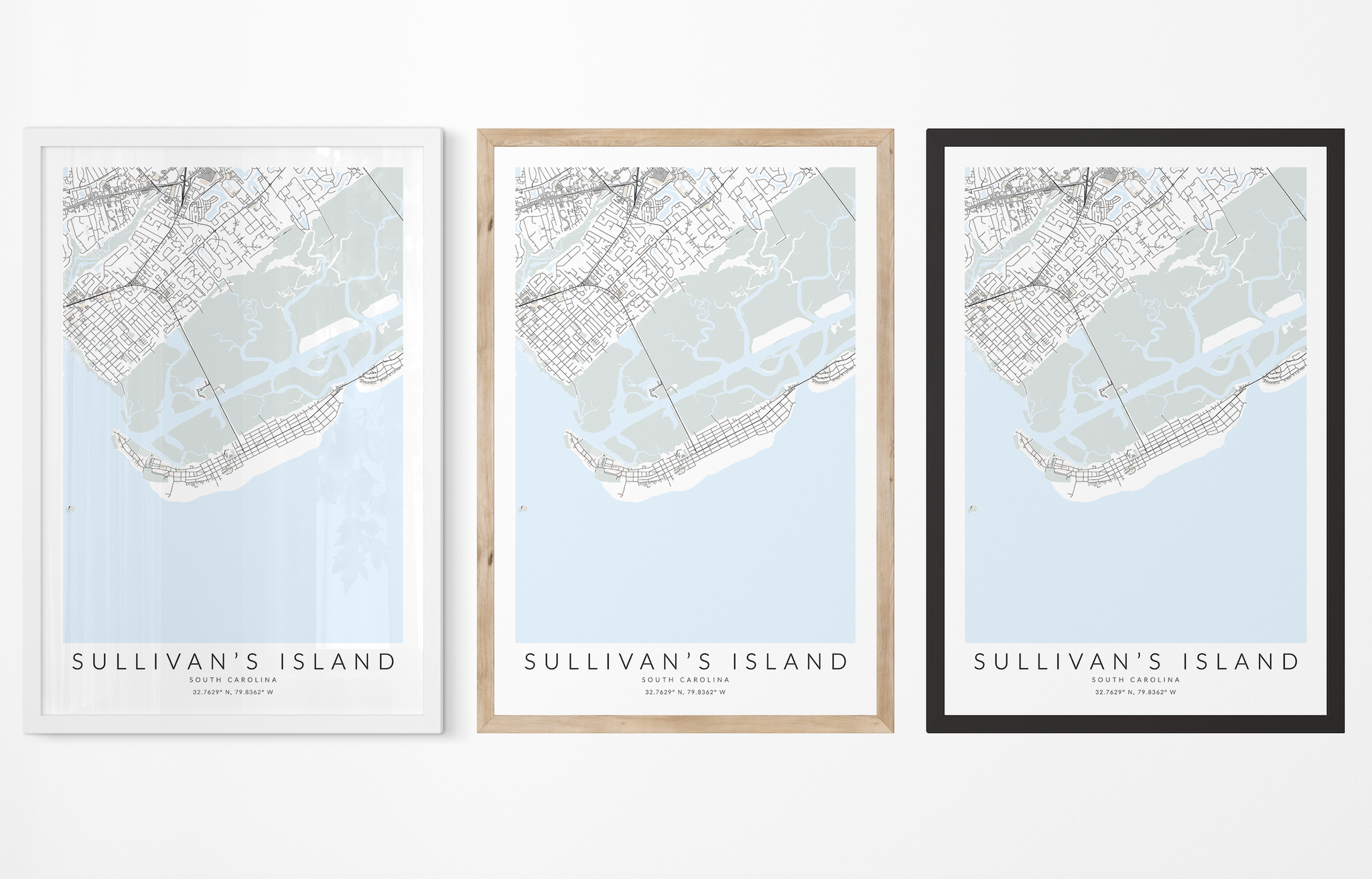 Sullivan's Island Map Print – VirtualMap