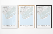 Sullivan's Island Map Print – VirtualMap