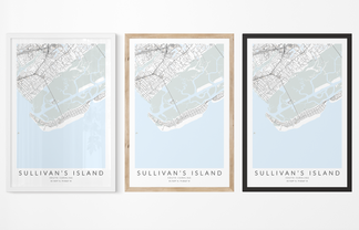 Sullivan's Island Map Print – VirtualMap