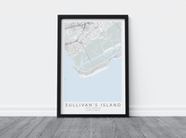Sullivan's Island Map Print – VirtualMap