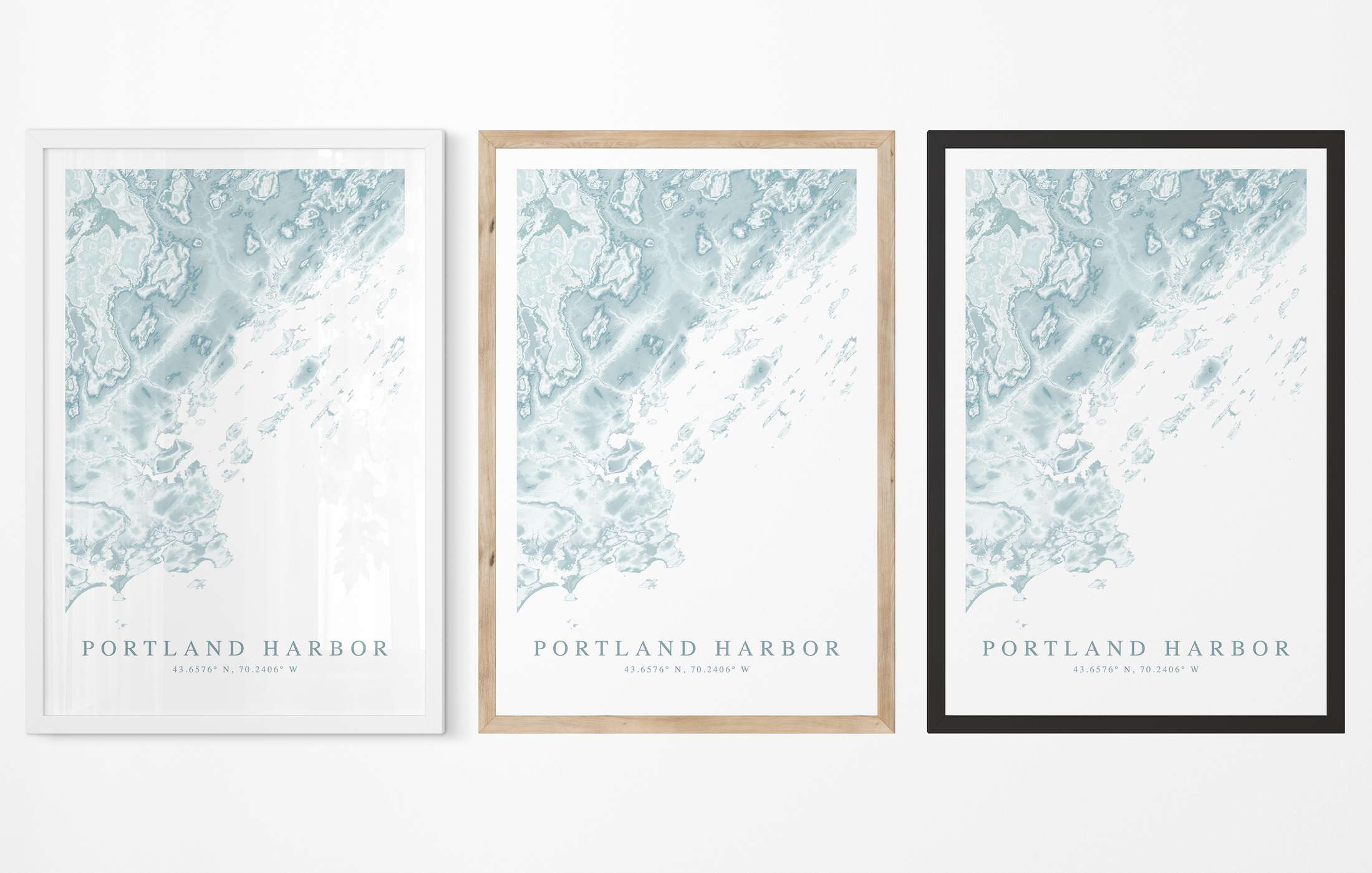 Portland Harbor Map Print – VirtualMap
