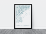 Portland Harbor Map Print – VirtualMap