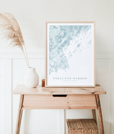 Portland Harbor Map Print – VirtualMap