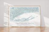 Long Island Sound Map Print – VirtualMap