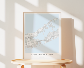 Southampton Map Print – VirtualMap