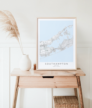 Southampton Map Print – VirtualMap