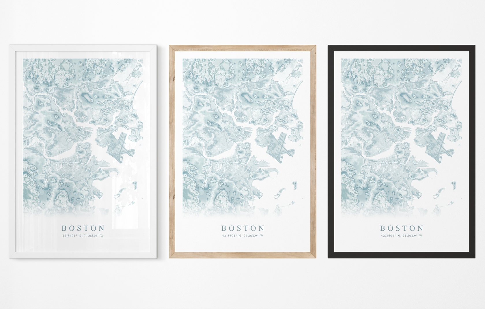Boston Map Print – VirtualMap