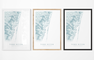 Toms River Map Print – VirtualMap