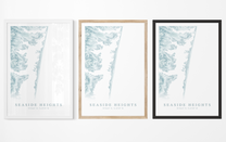 Seaside Heights Map Print – VirtualMap