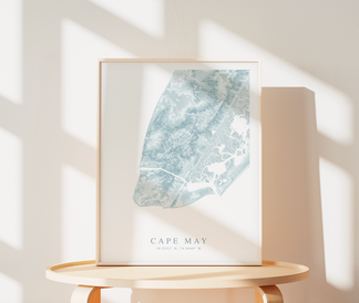 Cape May Map Print – VirtualMap