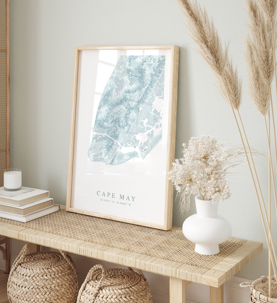 Cape May Map Print – VirtualMap