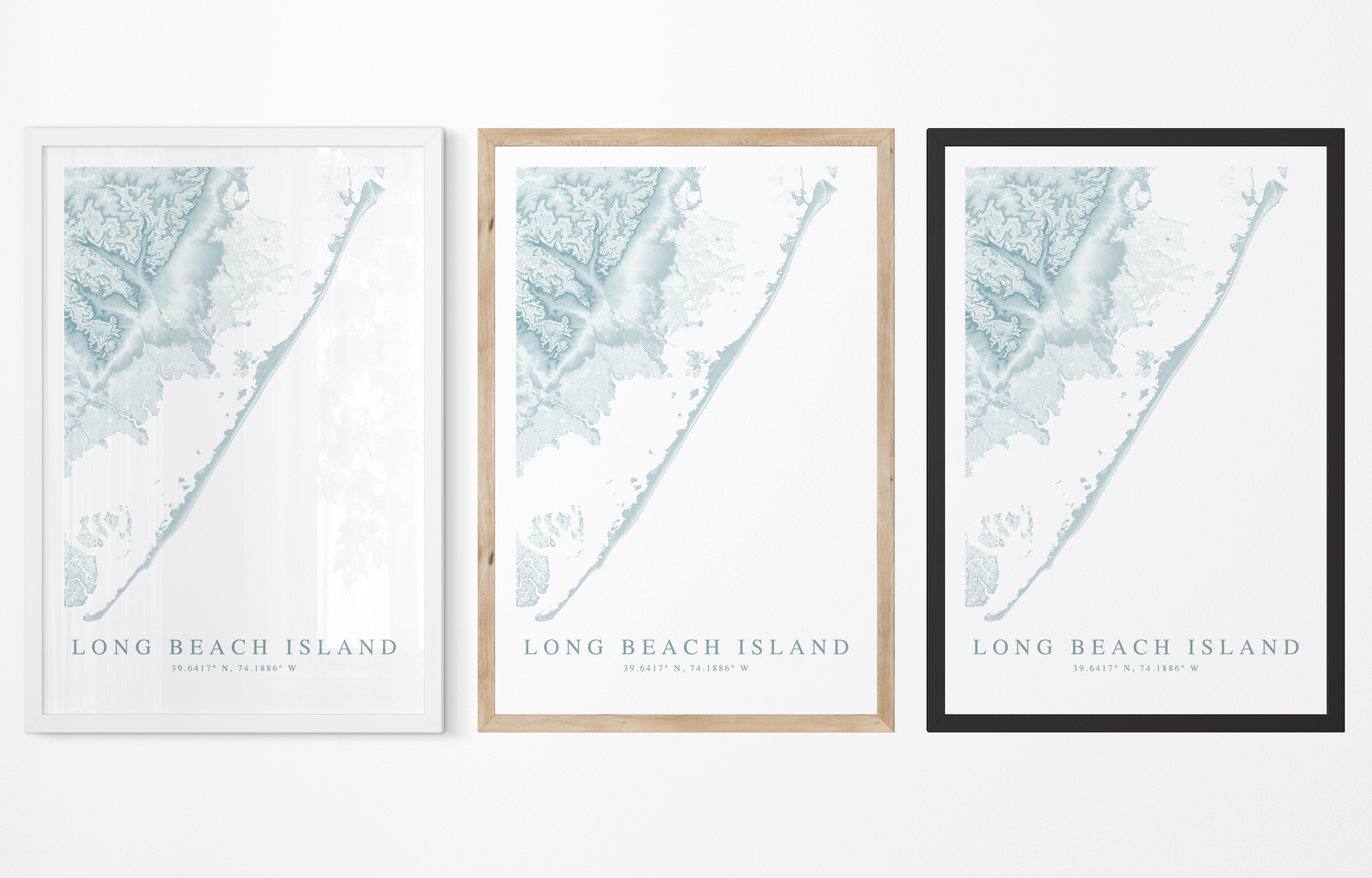 Long Beach Island Map Print – VirtualMap