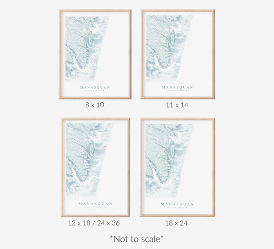 Manasquan Map Print – VirtualMap