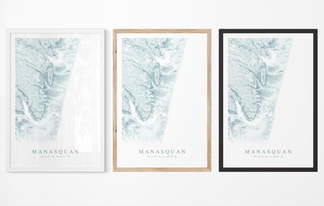 Manasquan Map Print – VirtualMap