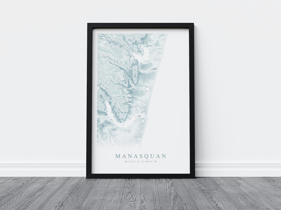 Manasquan Map Print – VirtualMap