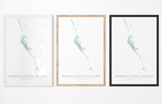 North Captiva Island Map Print – VirtualMap