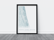 Ponte Vedra Beach Map Print – VirtualMap