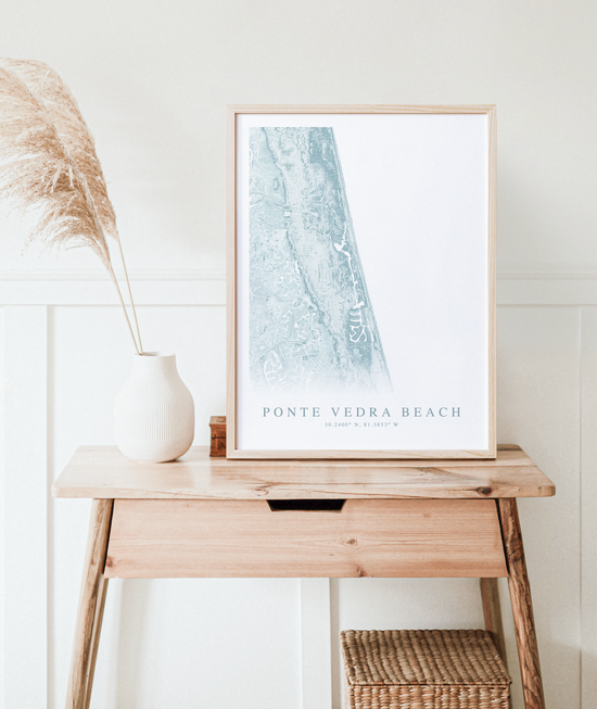 Ponte Vedra Beach Map Print – VirtualMap