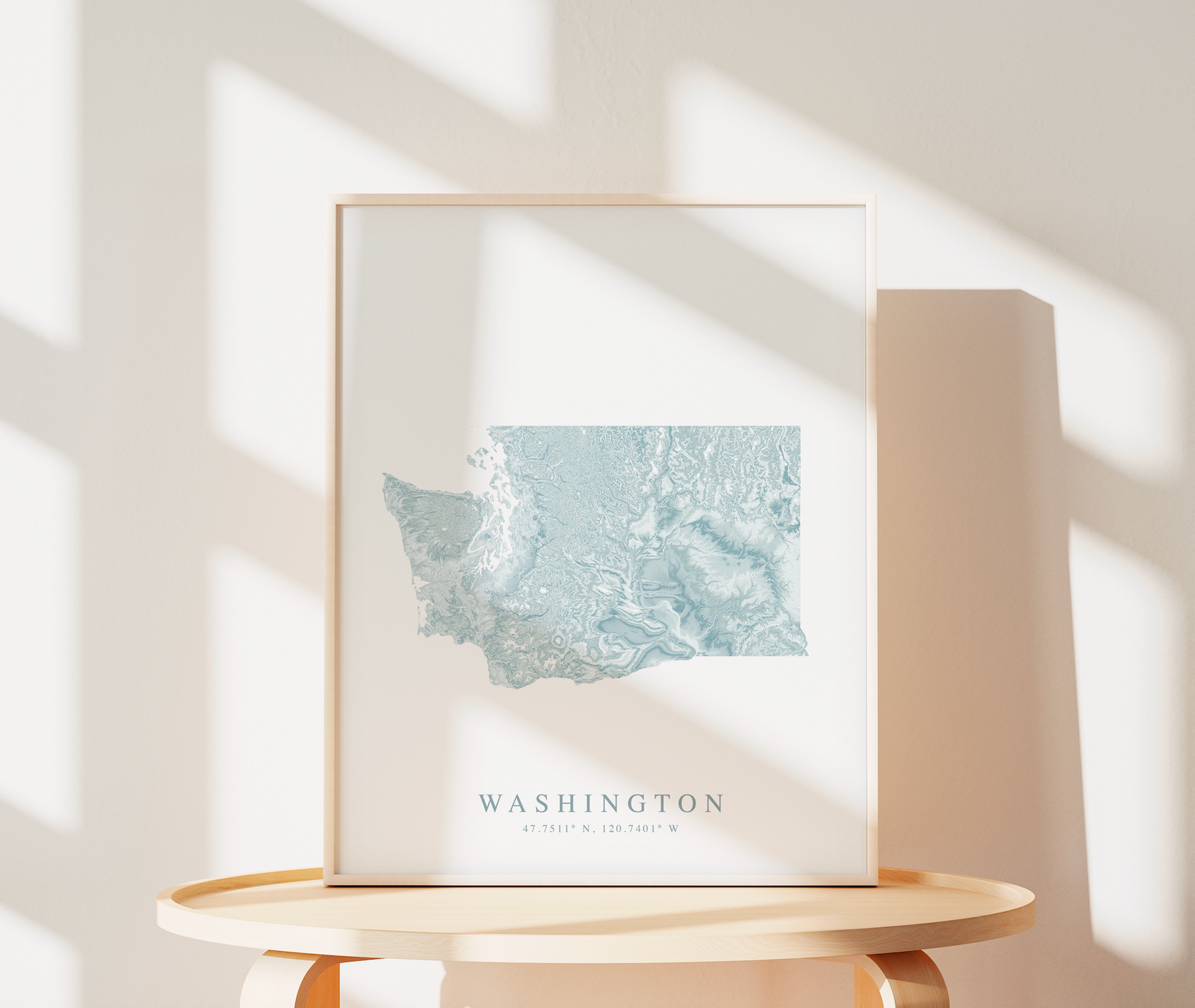 Washington State Map Print – VirtualMap