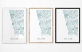 Del Mar Map Print – VirtualMap