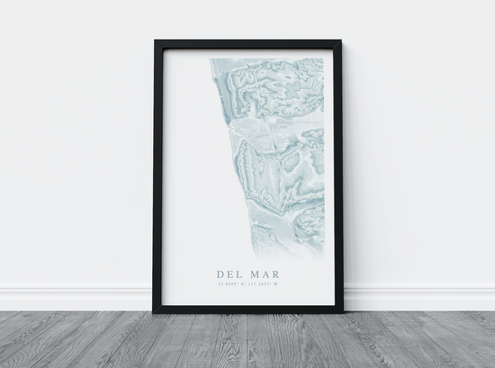 Del Mar Map Print – VirtualMap