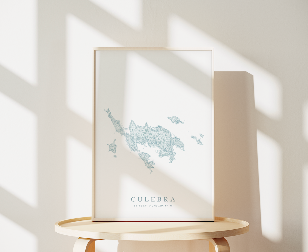 Culebra Map Print – VirtualMap