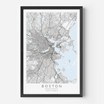 Boston Map Print – VirtualMap