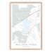 Walden Pond Map Print – VirtualMap