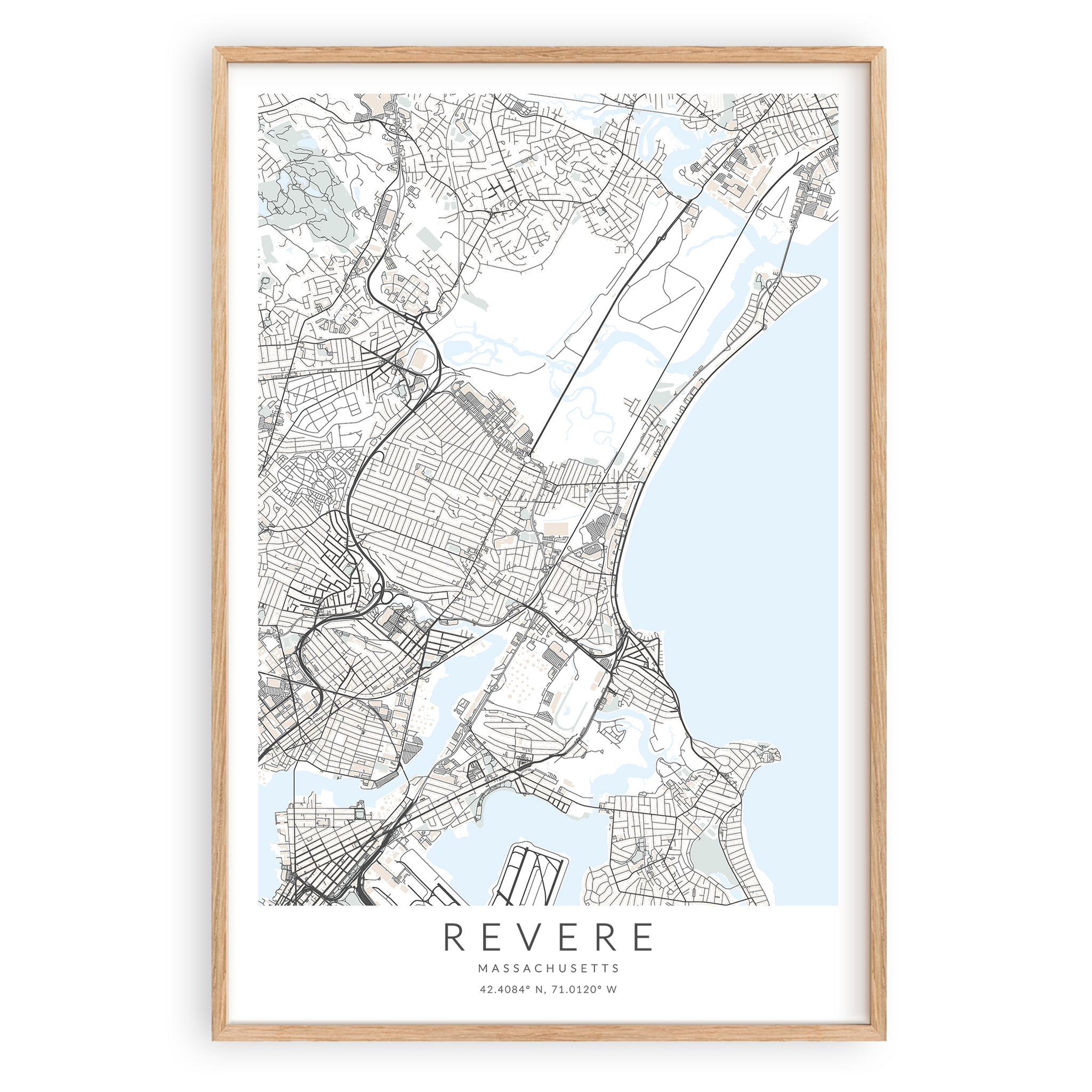 Revere Map Print – VirtualMap