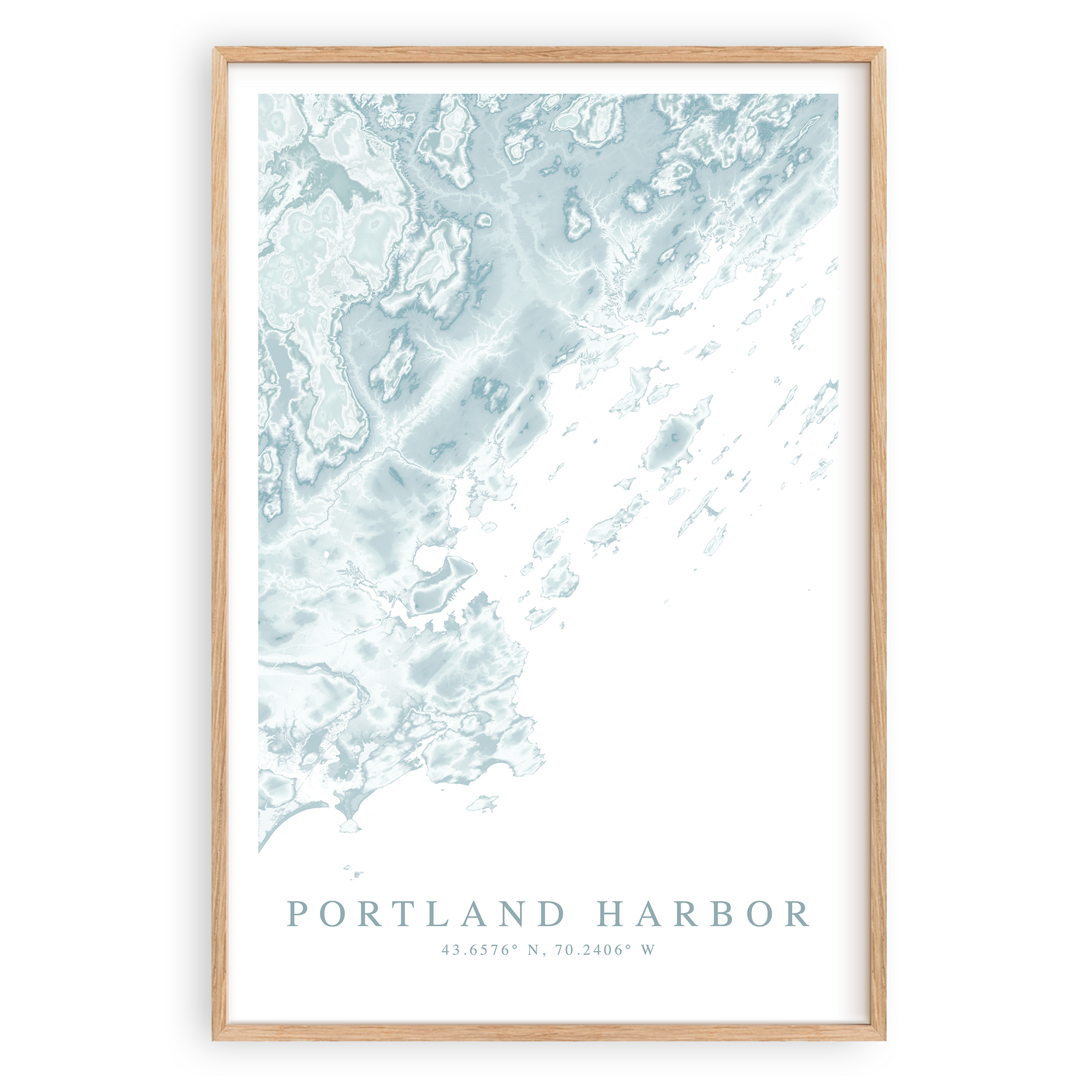 Portland Harbor Map Print – VirtualMap