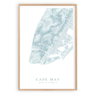 Cape May Map Print – VirtualMap