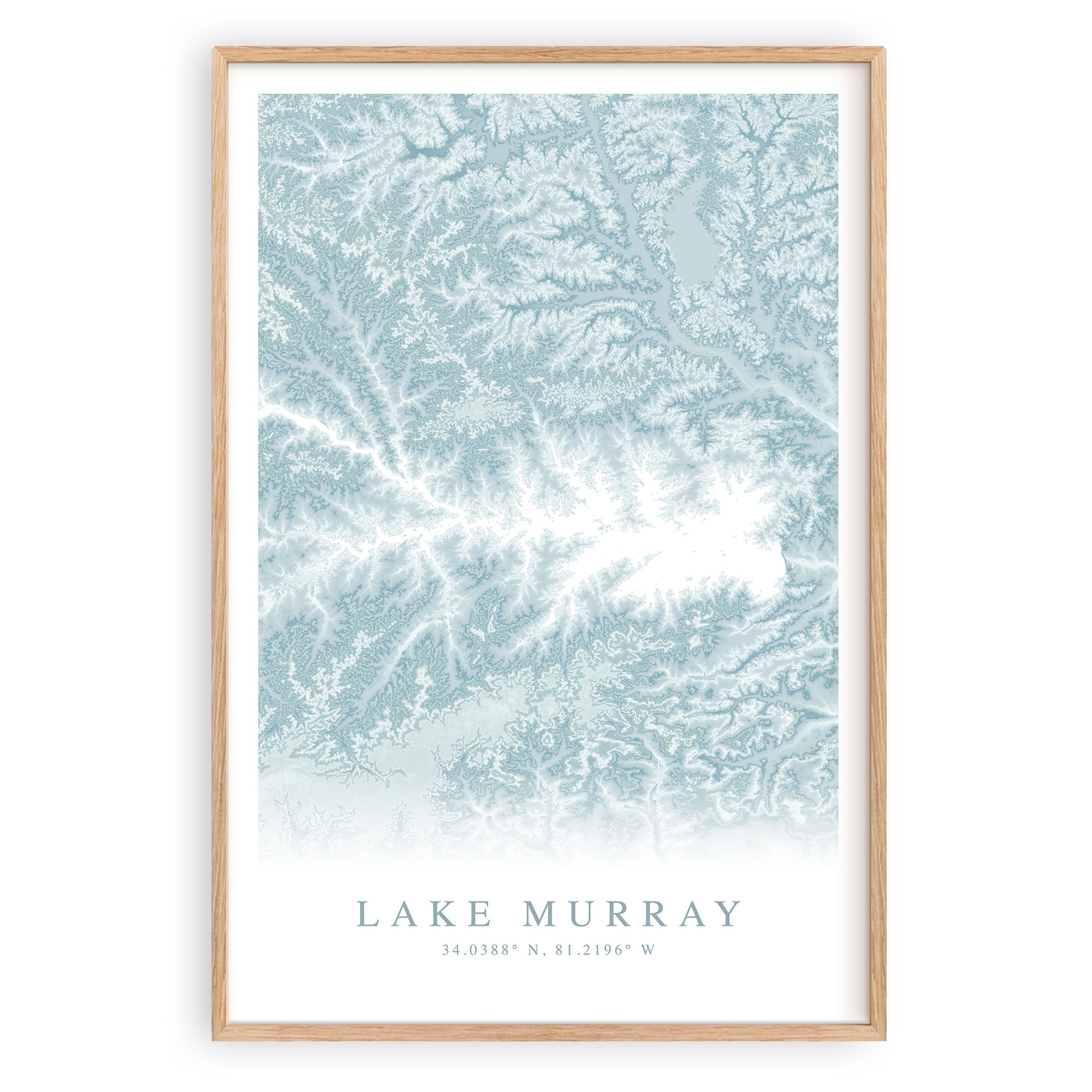 Lake Murray Map Print – VirtualMap